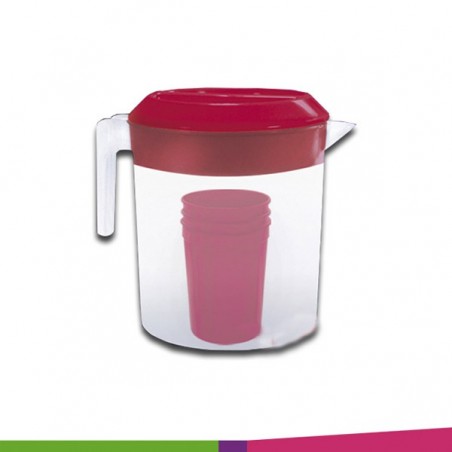 Pichel 1.5 litros con 3 vasos (Gratis)